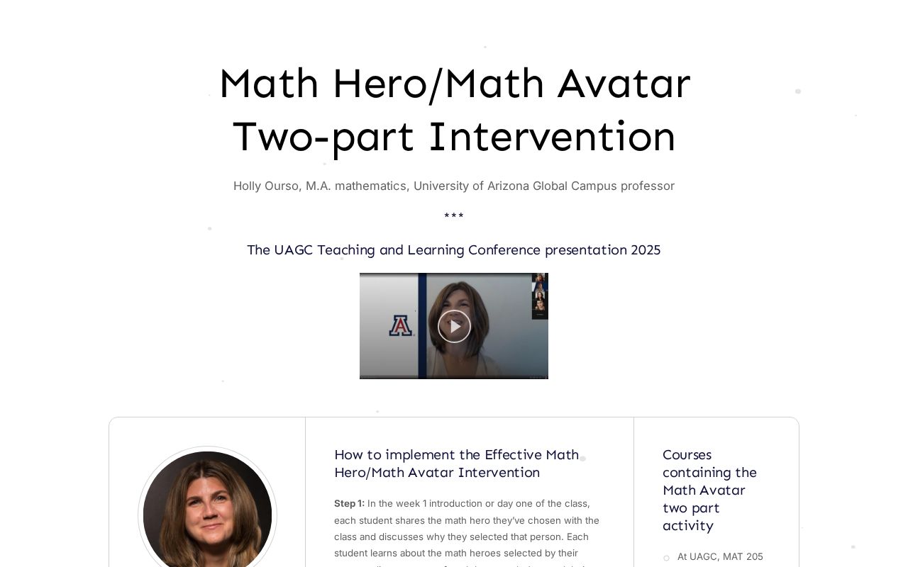 Effective Math Hero Intervention